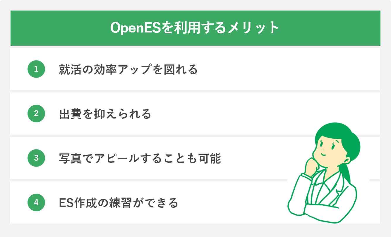 OpenESって何？ 利用メリットや書くときのポイントを解説 | キャリアパーク就職エージェント